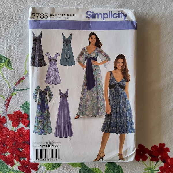 Empire Waist Dress Patterns - Etsy