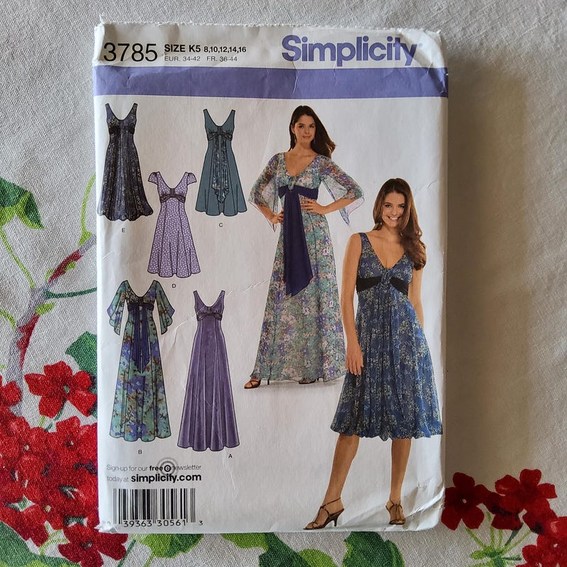 Empire Waist Dress Patterns - Etsy