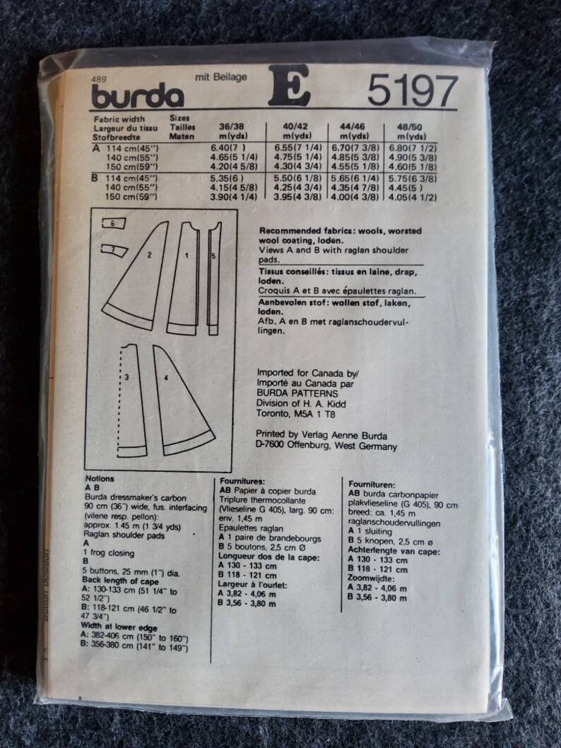 Burda Super Easy 5197 Complete Uncut Factory Folds Amazing - Etsy