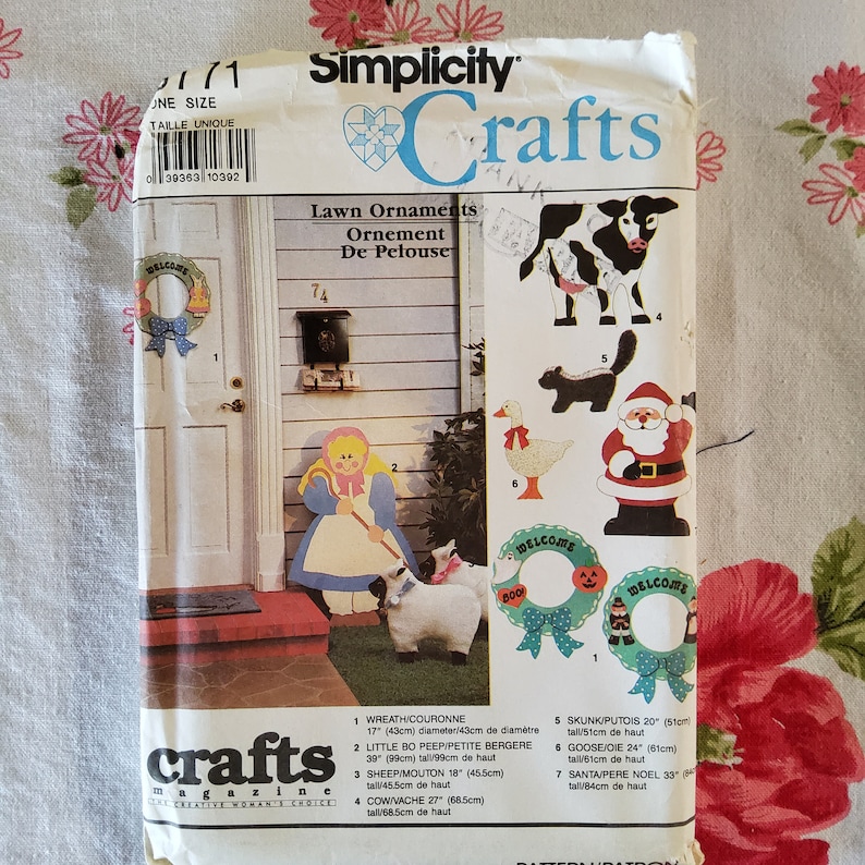 Simplicity Crafts 9771 Complete Uncut Factory Folds Vintage 90s Outside ...