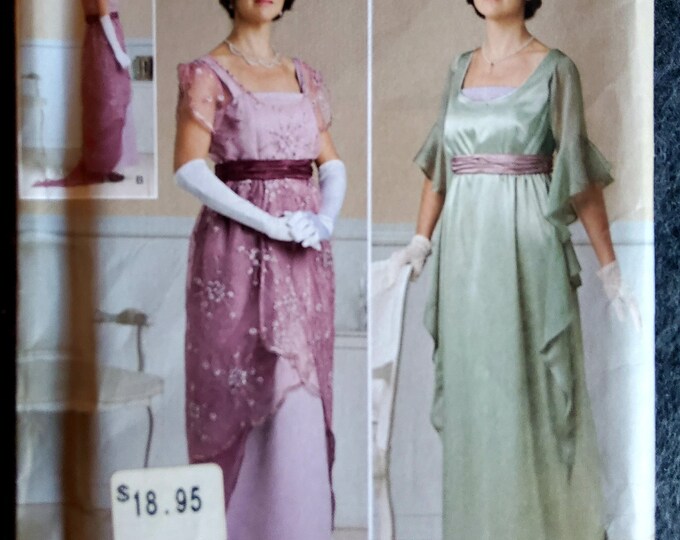 Simplicity 1517 Complete Uncut Factory Folds Edwardian Grecian ...