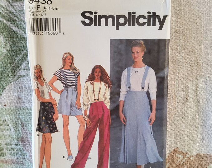 Simplicity 9438 Complete Uncut Factory Folds Vintage 90s - Etsy
