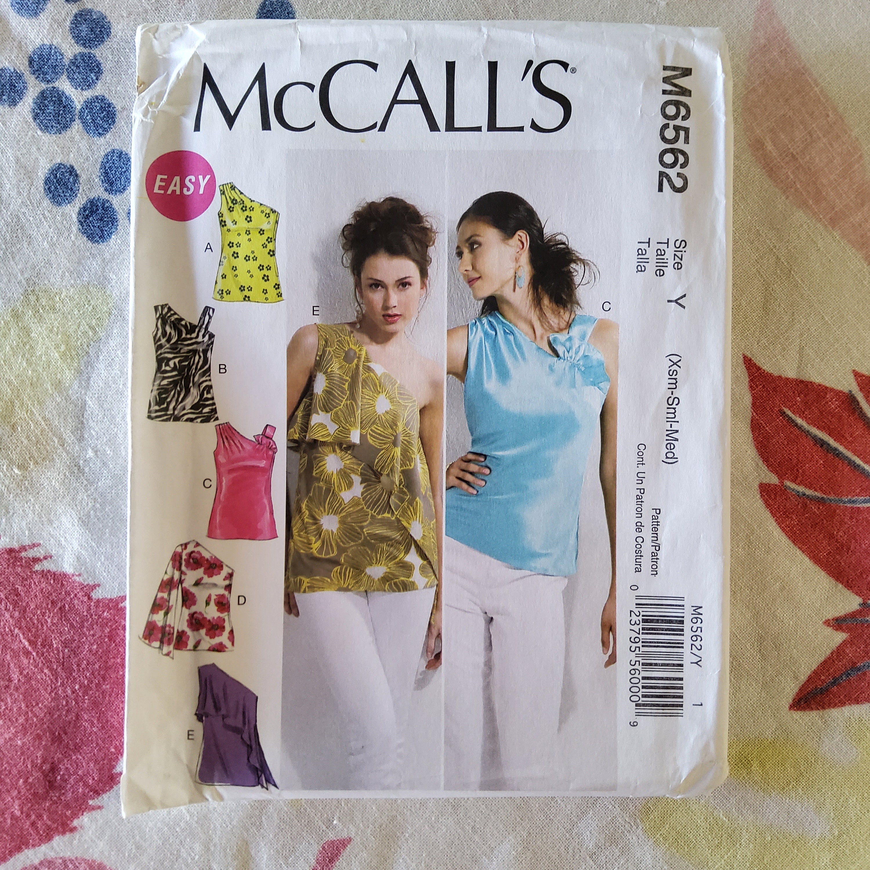 Mccalls 6562 Complete Uncut Factory Folds Sewing Pattern Cute Trendy ...