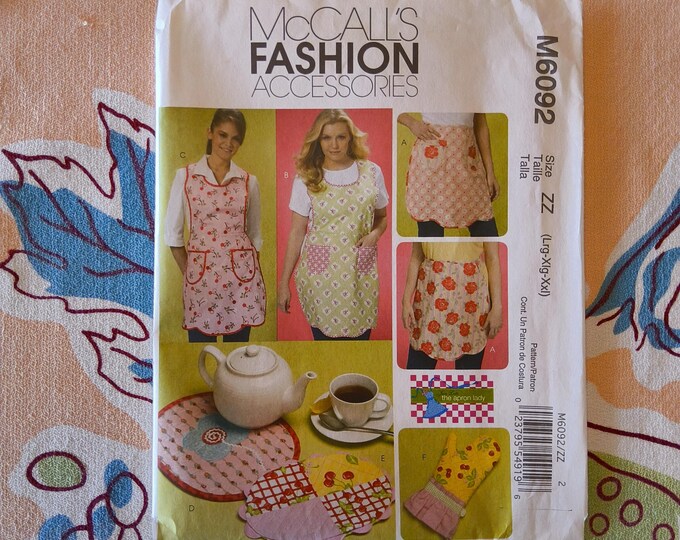 Mccalls 6092 Complete Uncut Factory Folds 2010 Sewing Pattern Domestic ...