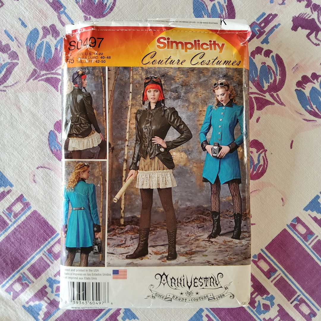 Simplicity 0497 / 1299 Complete Uncut Factory Folds Sewing Pattern ...