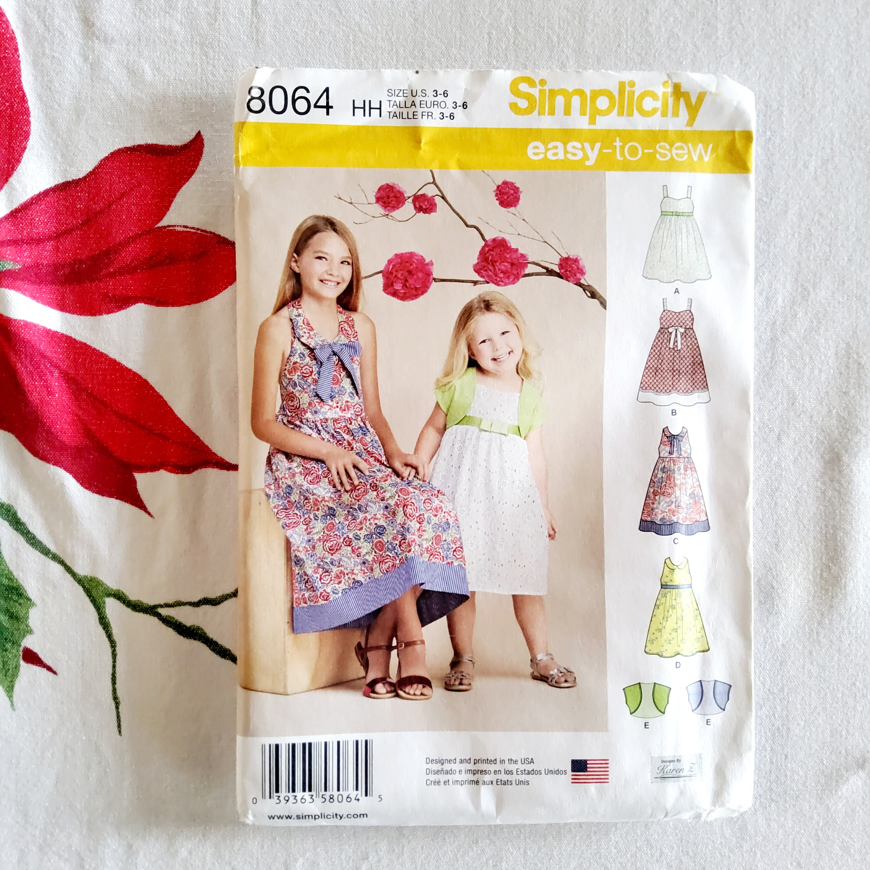 Simplicity 8064 Complete Uncut Factory Folds Children's - Etsy