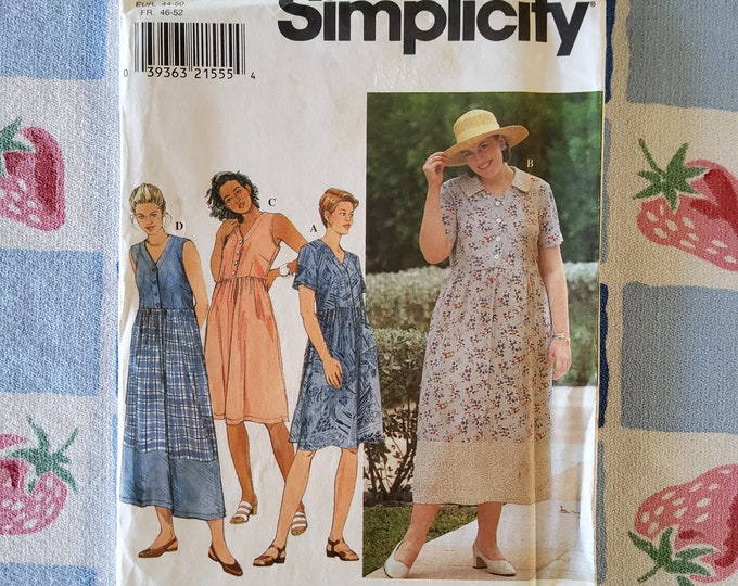 Simplicity 8129 Complete Uncut Factory Folds Vintage 90s Sewing Pattern ...