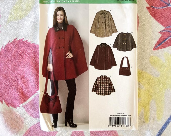 New Look 6756 Complete Uncut Factory Folds 2007 Sewing Pattern Tailored ...