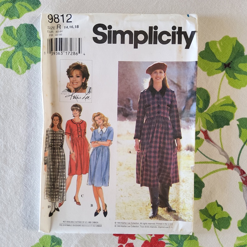 Simplicity 9812 Complete Uncut Factory Folds Vintage 90s - Etsy