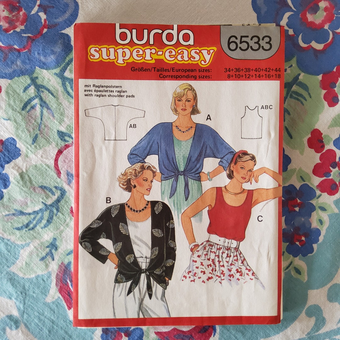 Burda 6533 Complete Uncut Factory Folds Minus Shrink Wrap - Etsy