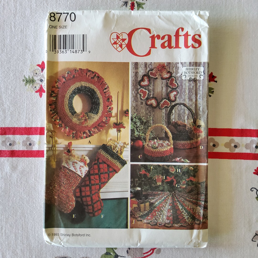 Simplicity Crafts 8770 Complete Uncut Factory Folds Vintage 90s Shirley ...