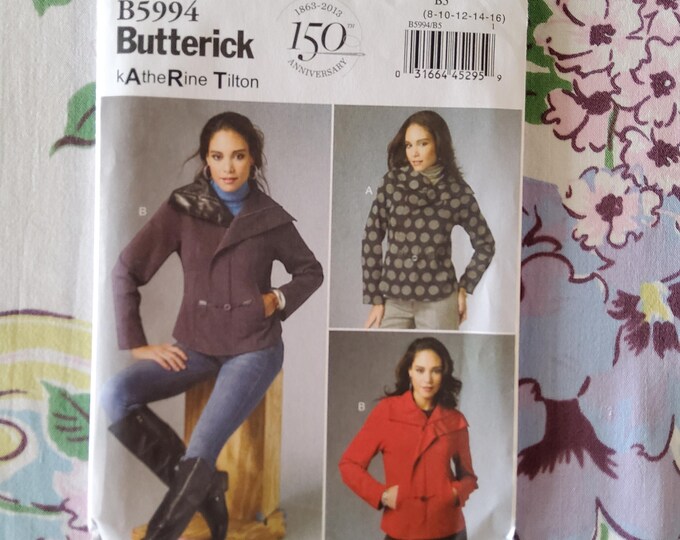Butterick 4723 Complete Uncut Factory Folds Sewing Pattern Soft Faux ...