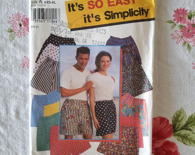 Simplicity 9057 Complete Uncut Factory Folds Vintage 90s Sewing Pattern ...