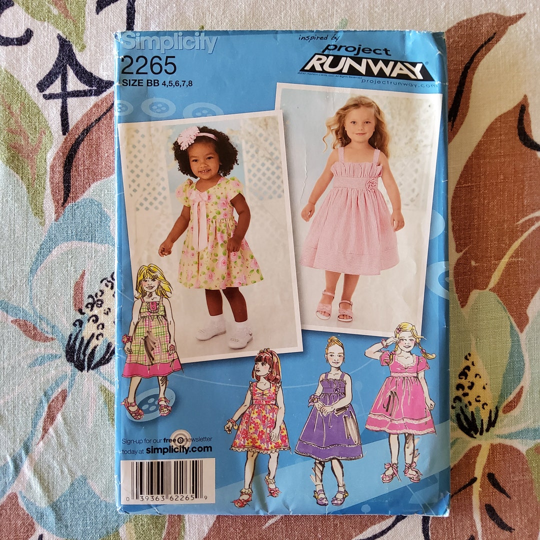 Simplicity 2265 Complete Uncut Factory Folds Sewing Pattern Project ...