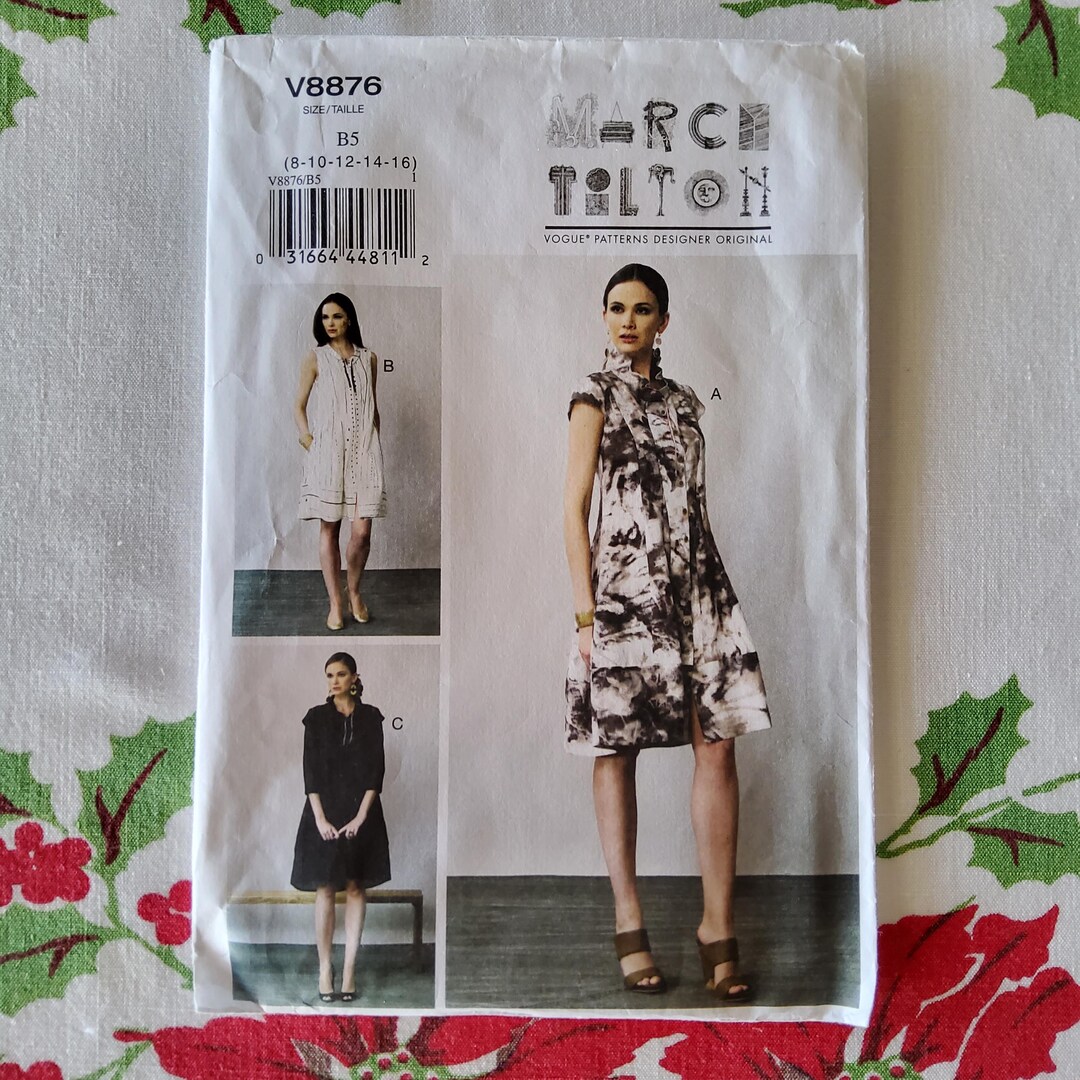 Vogue 8876 Complete Uncut Factory Folds Sewing Pattern Marci Tilton ...