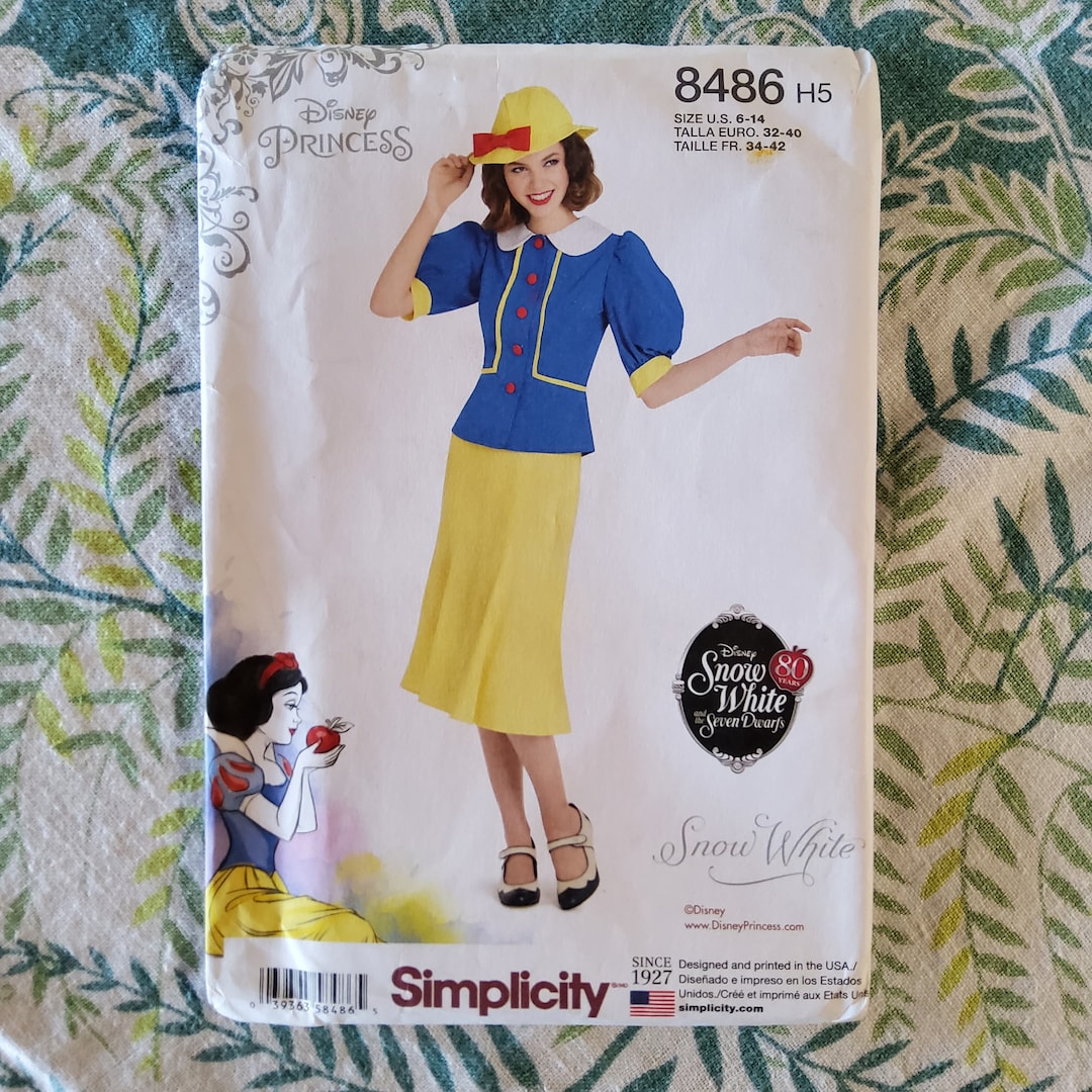 Simplicity 8486 Complete Uncut Factory Folds Sewing Costume Pattern ...
