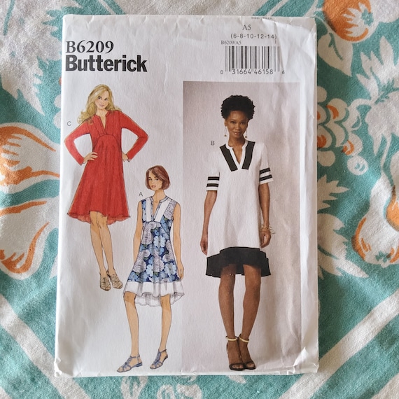 Butterick 6209 Complete Uncut Factory Folds Sewing Pattern - Etsy