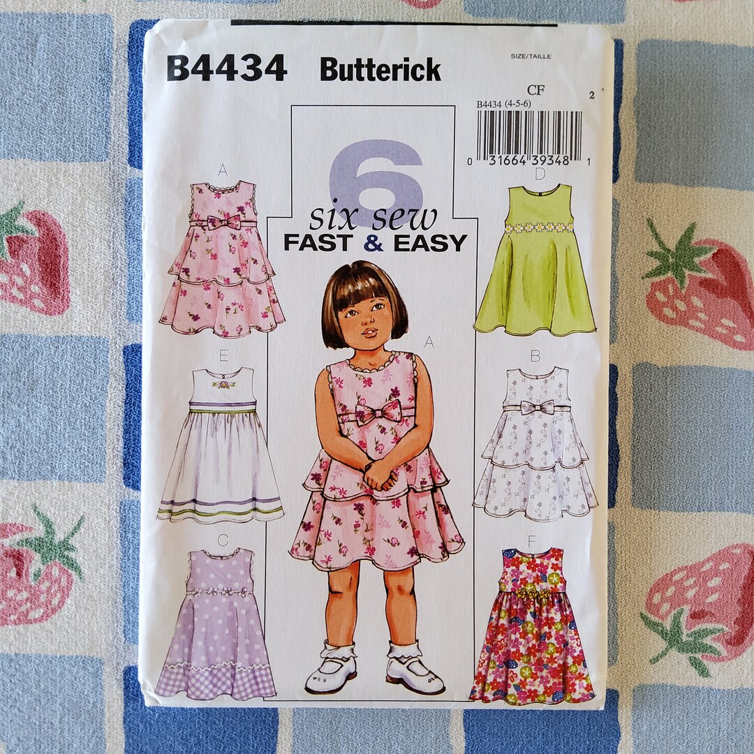 Butterick 4434 Complete Uncut Factory Folds Sewing Pattern Spring ...