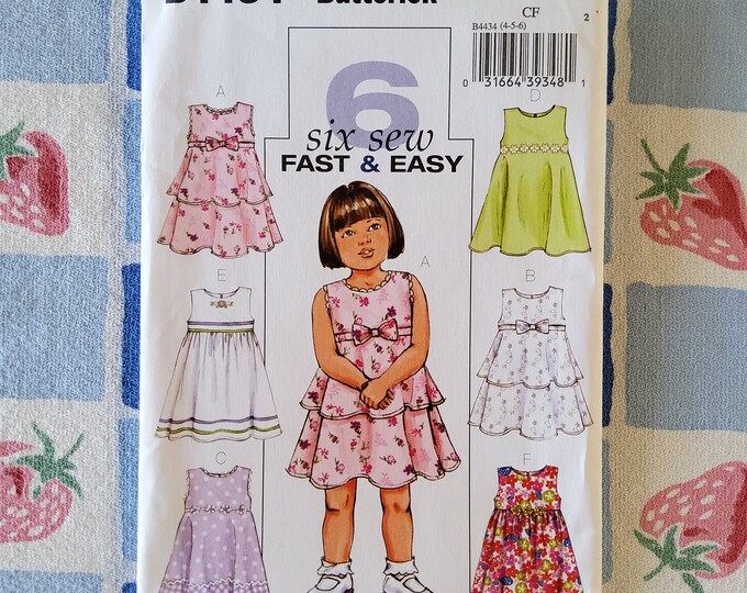 Butterick 4434 Complete Uncut Factory Folds Sewing Pattern Spring ...
