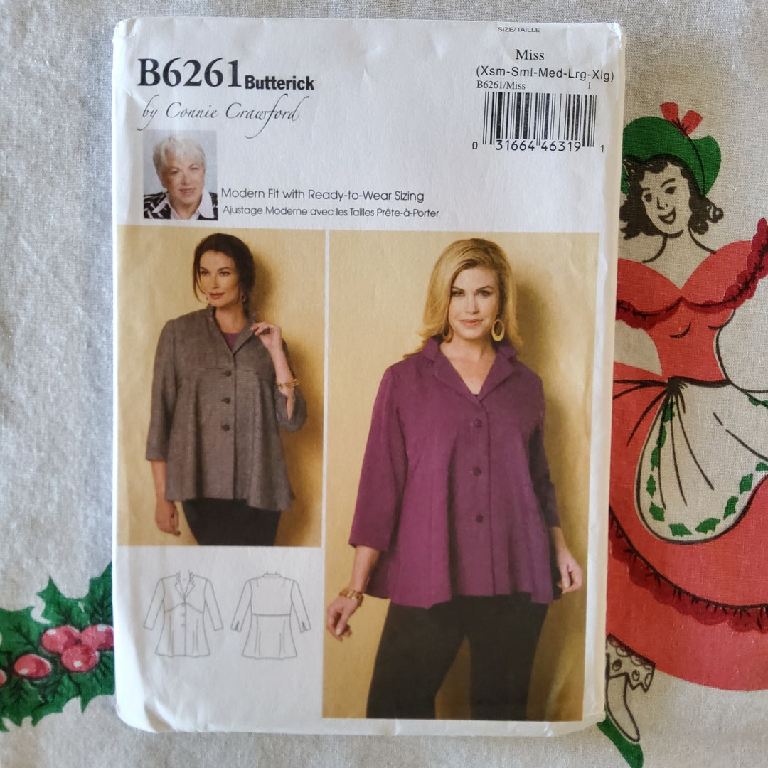 Butterick 6261 Complete Uncut Factory Folds Connie Crawford - Etsy