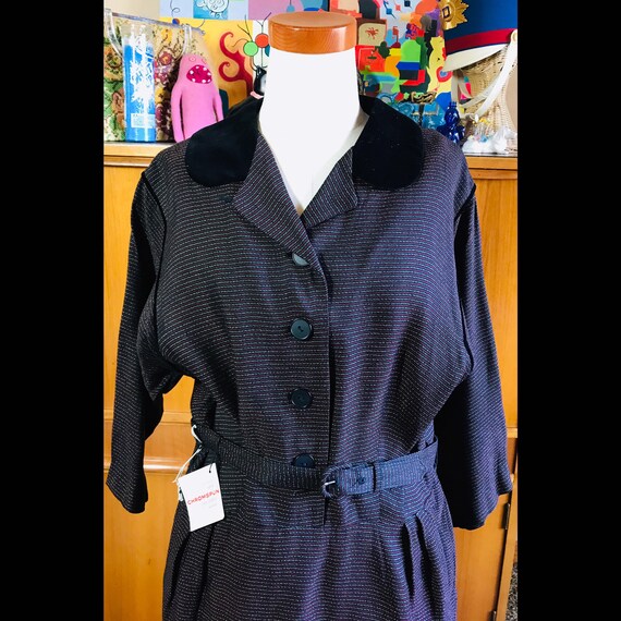 Deadstock Nelly Don 50s Vintage Day Dress CHROMSPUN Acetate - Etsy