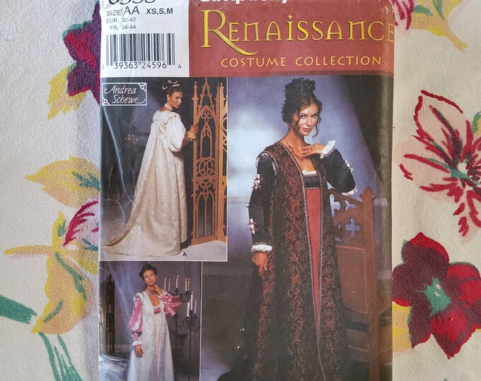 Simplicity 9533 Complete Uncut Factory Folds Sewing Pattern Renaissance ...