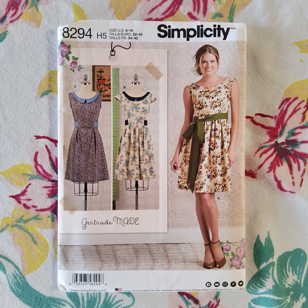 Short Dress Pattern - Etsy