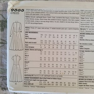 Simplicity 9885 Complete Uncut Factory Folds Vintage 90s Sewing Pattern ...