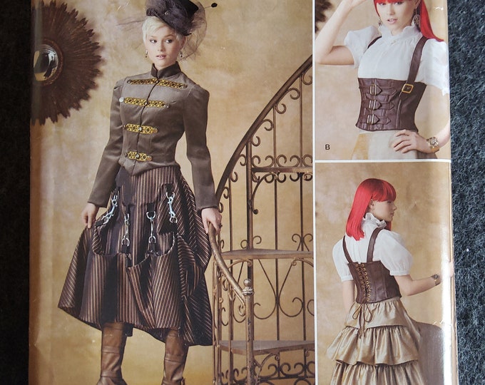 Simplicity 0199/1558 Complete Uncut Factory Folds Steampunk Aviatrix ...