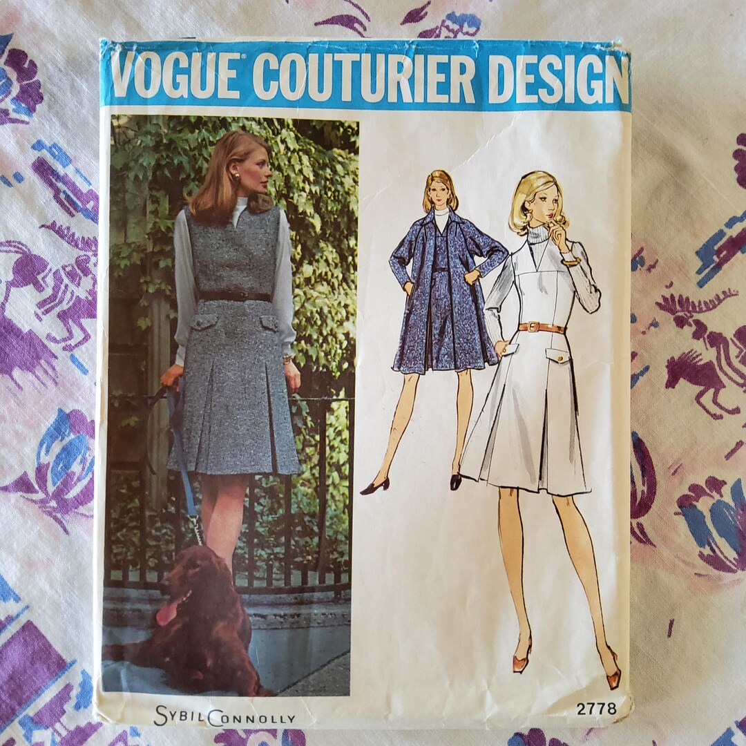 Vogue Couturier Design 2778 Cut Complete Vintage 70s Sewing Pattern ...