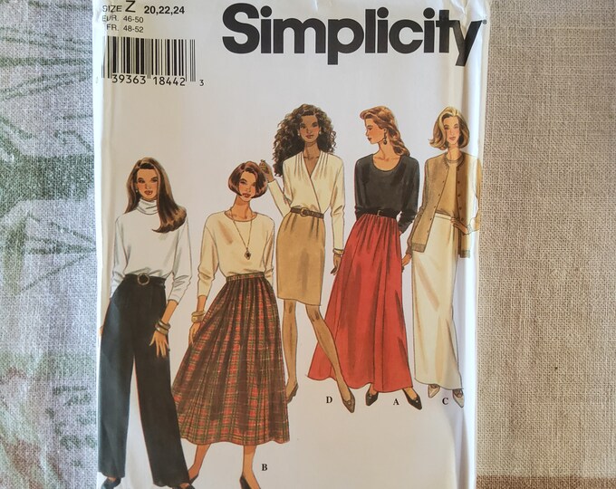 Simplicity 9890 Complete Uncut Factory Folds Vintage 90s - Etsy