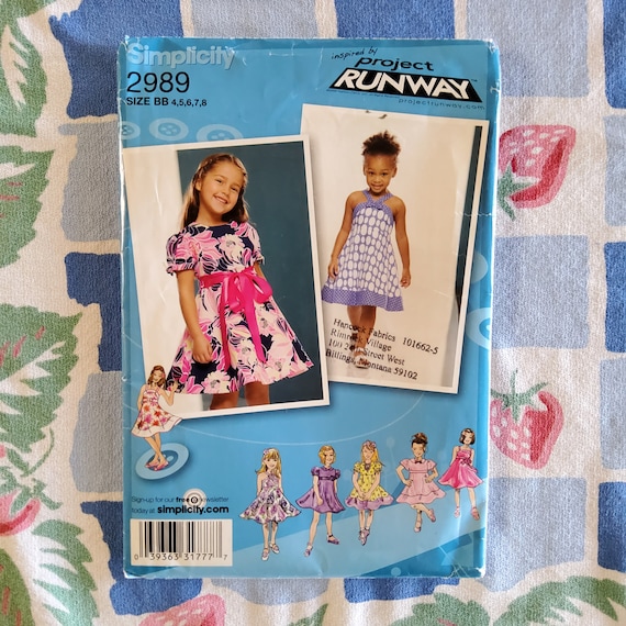 Simplicity 2989 Complete Uncut Factory Folds Sewing Pattern - Etsy