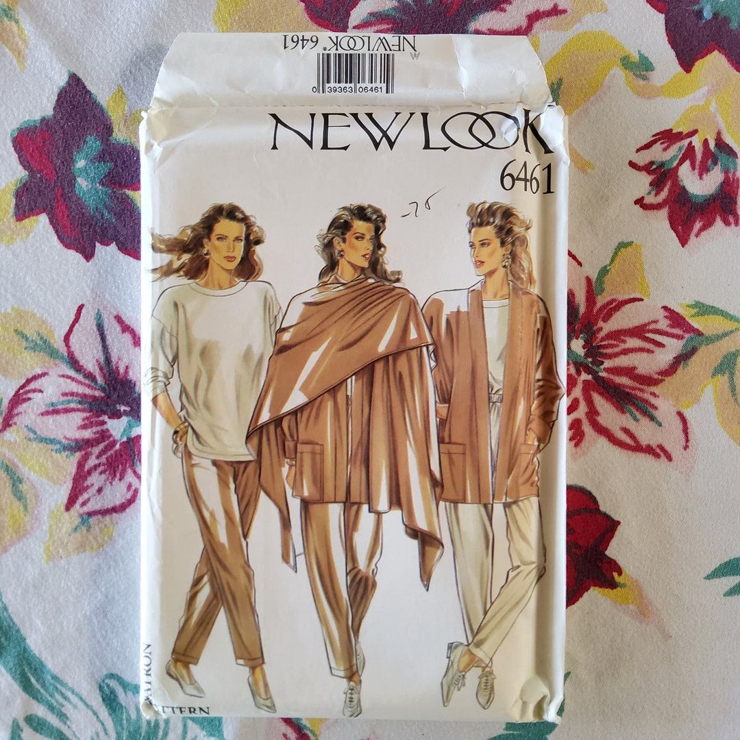 New Look 6461 Complete Uncut Factory Folds Vintage 80s Sewing - Etsy
