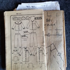 Simplicity 8325 Complete Uncut Factory Folds Vintage 80s Classic ...