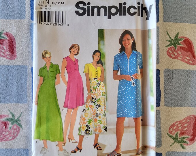 Simplicity 7592 Complete Uncut Factory Folds Vintage 90s Sewing Pattern ...