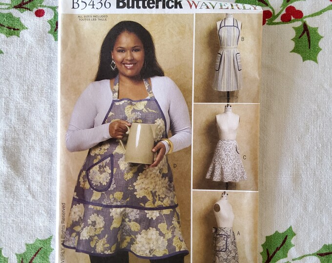 Butterick 5436 Complete Uncut Factory Folds Sewing Pattern Waverly Full ...