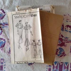 Simplicity 9360 Complete Uncut Factory Folds Vintage 80s 60 Year ...