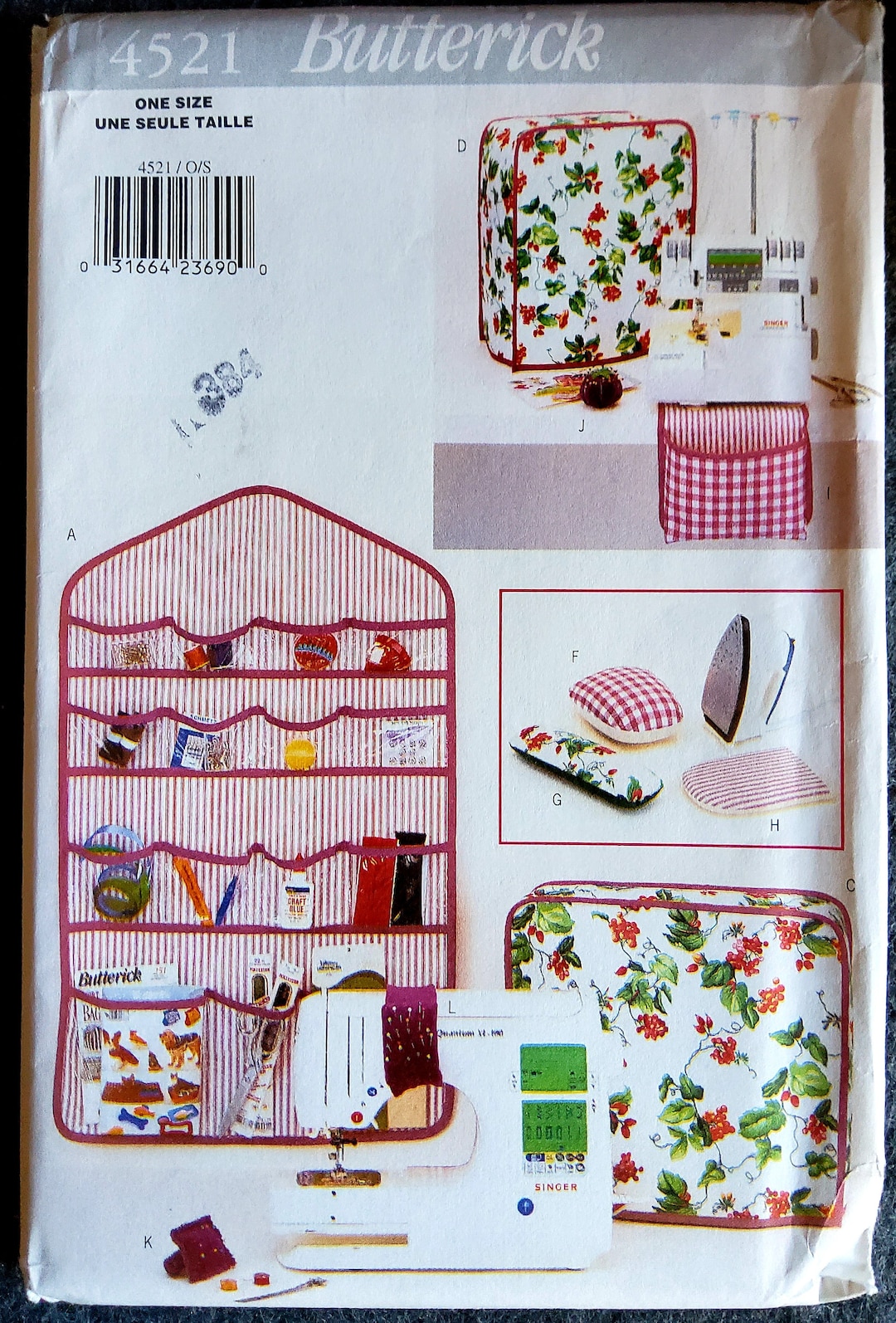 Butterick 4521 Complete Uncut Factory Folds Vintage 90s Sewing Room ...