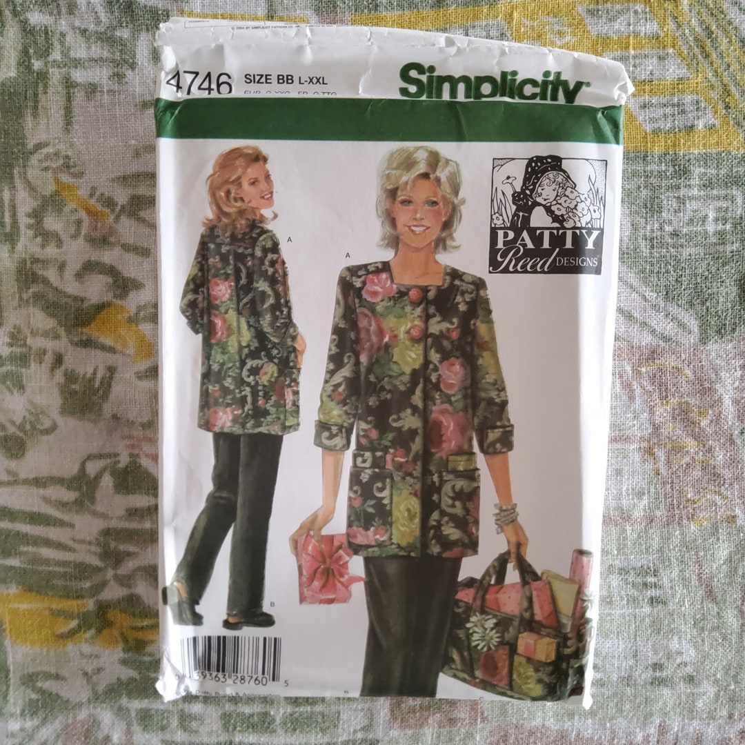 Simplicity 4746 Complete Uncut Factory Folds Patty Reed Designs Sewing ...