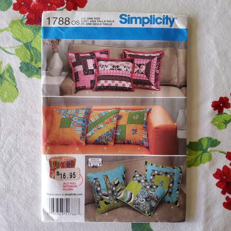 Simplicity 1788 Complete Uncut Factory Folds Home Dec Sewing Pattern ...