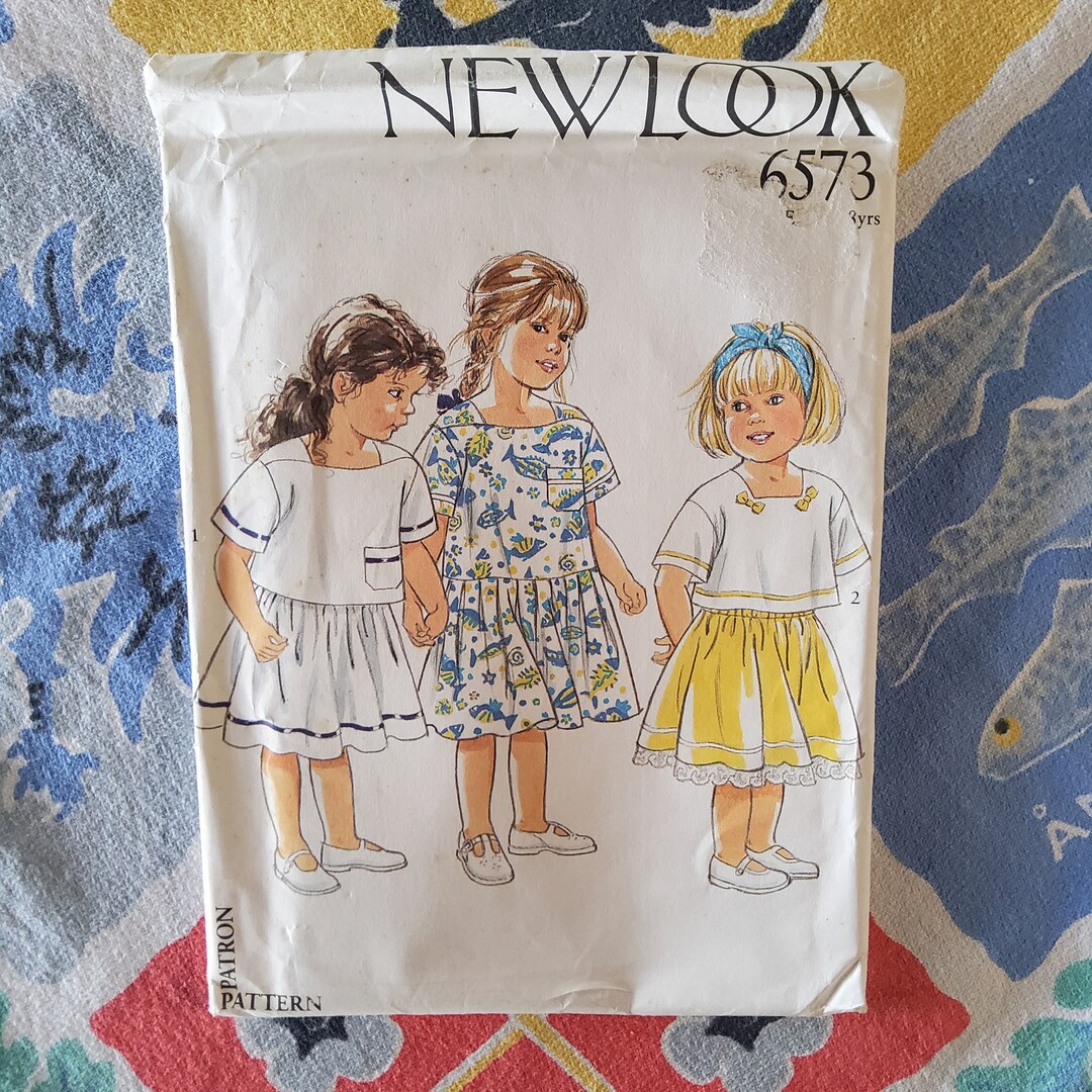 New Look 6573 Complete Uncut Factory Folds Vintage 80s Sewing Pattern ...