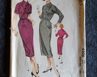 Slim Dress Pattern | Etsy