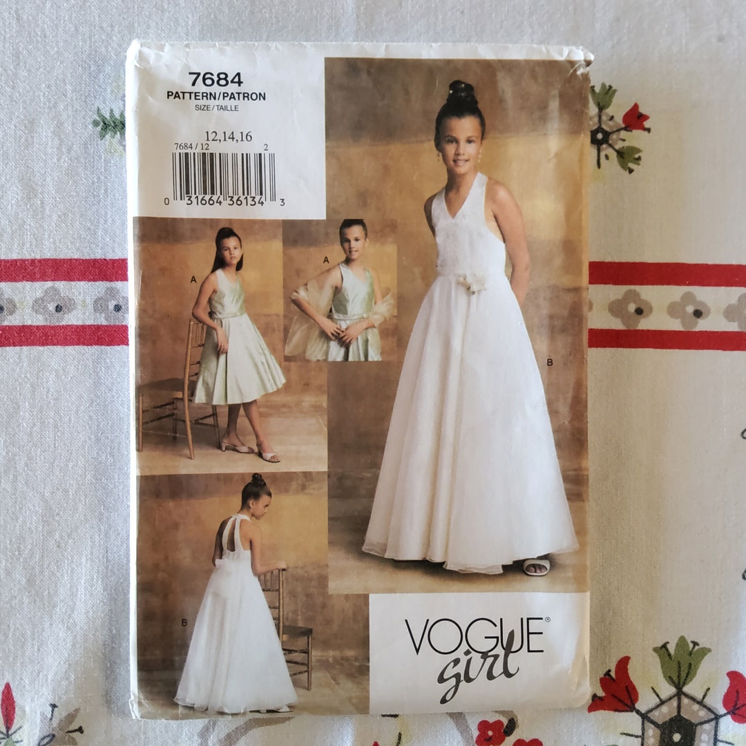 Vogue Girl 7684 Complete Uncut Factory Folds Sewing Pattern - Etsy