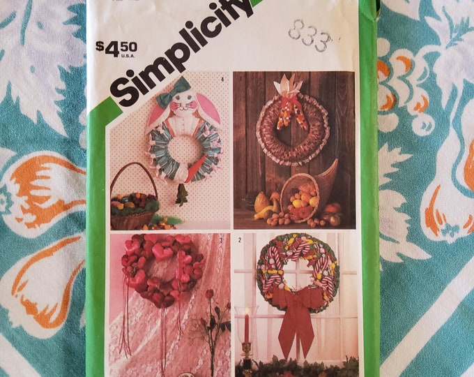 Simplicity 6615 Complete Uncut Factory Folds Vintage 80s Sewing Craft ...