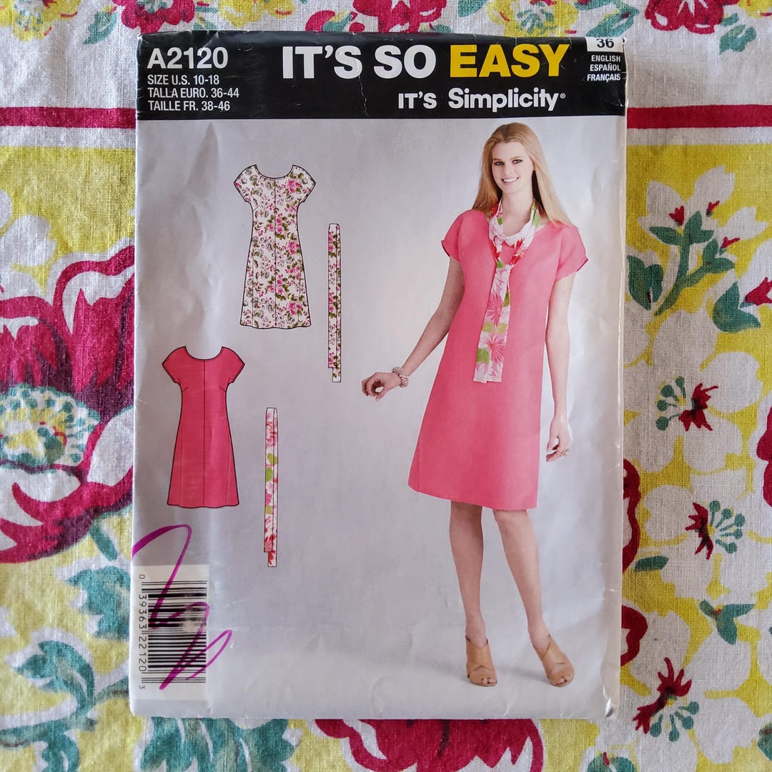 Simplicity 2120 Complete Uncut Factory Folds Sewing Pattern It's so ...