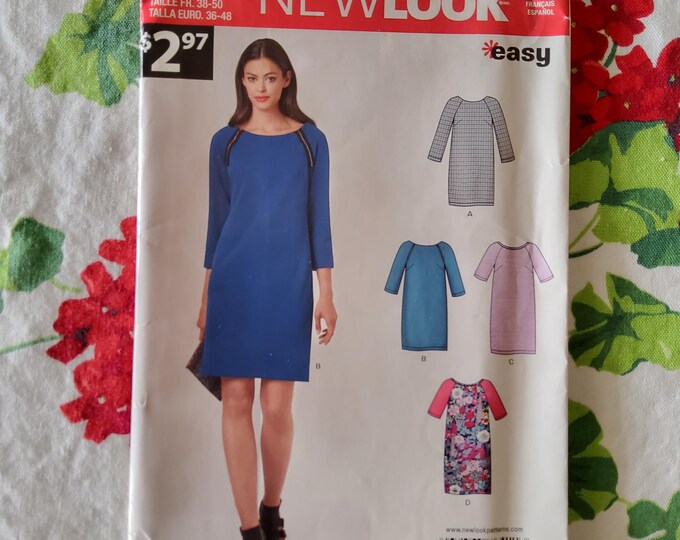 New Look 6411 Complete Uncut Factory Folds Sewing Pattern Raglan Sleeve ...