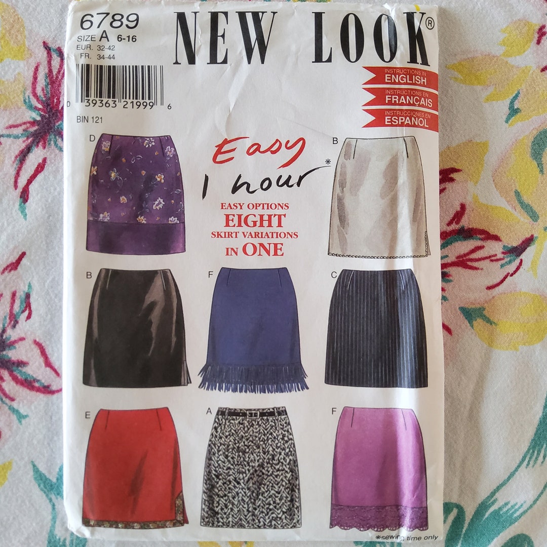 New Look 6789 Complete Uncut Factory Folds Y2K Era Sewing Pattern Short ...