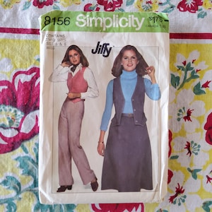 Simplicity 8156 Complete Uncut Factory Folds Vintage 1977 70s Sewing ...