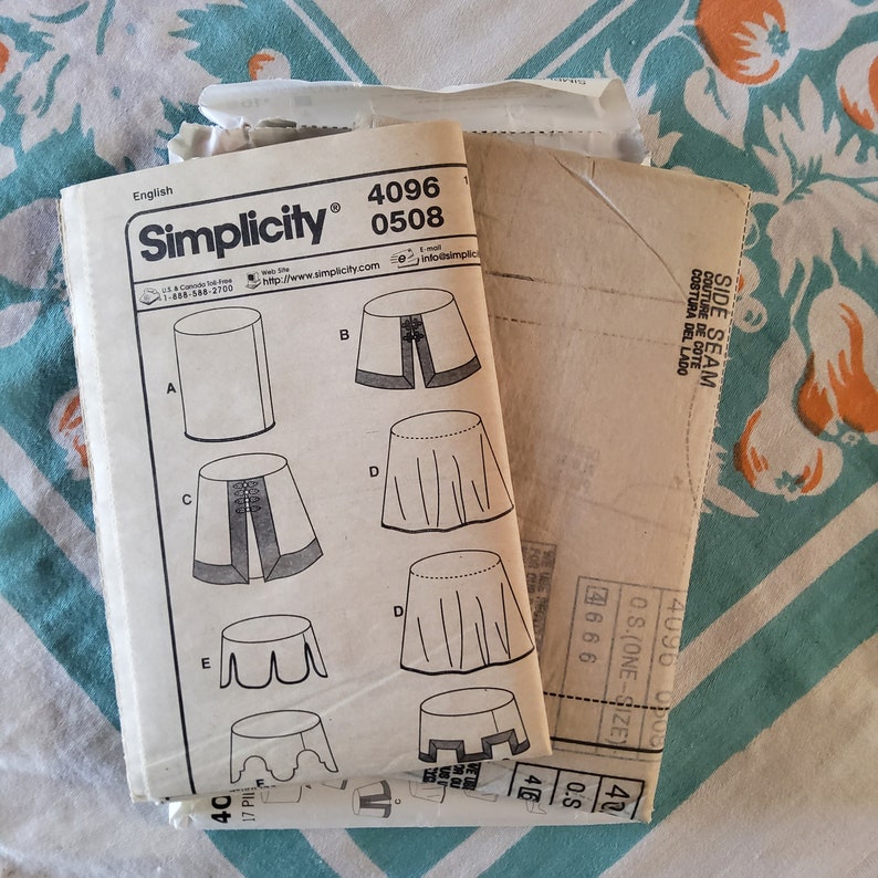 Simplicity 4096 Complete Uncut Factory Folds Sewing Pattern - Etsy