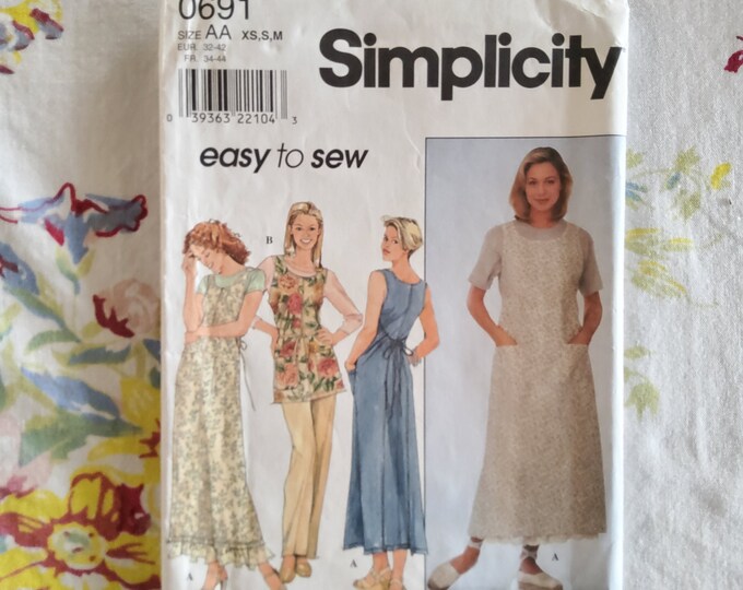 Simplicity 0691/8293 Complete Uncut Factory Folds Vintage 90s Sewing ...